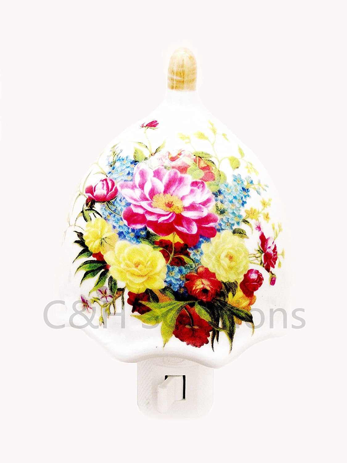 Colorful Multiple Beautiful Flower Lampshade Style Decorative ...