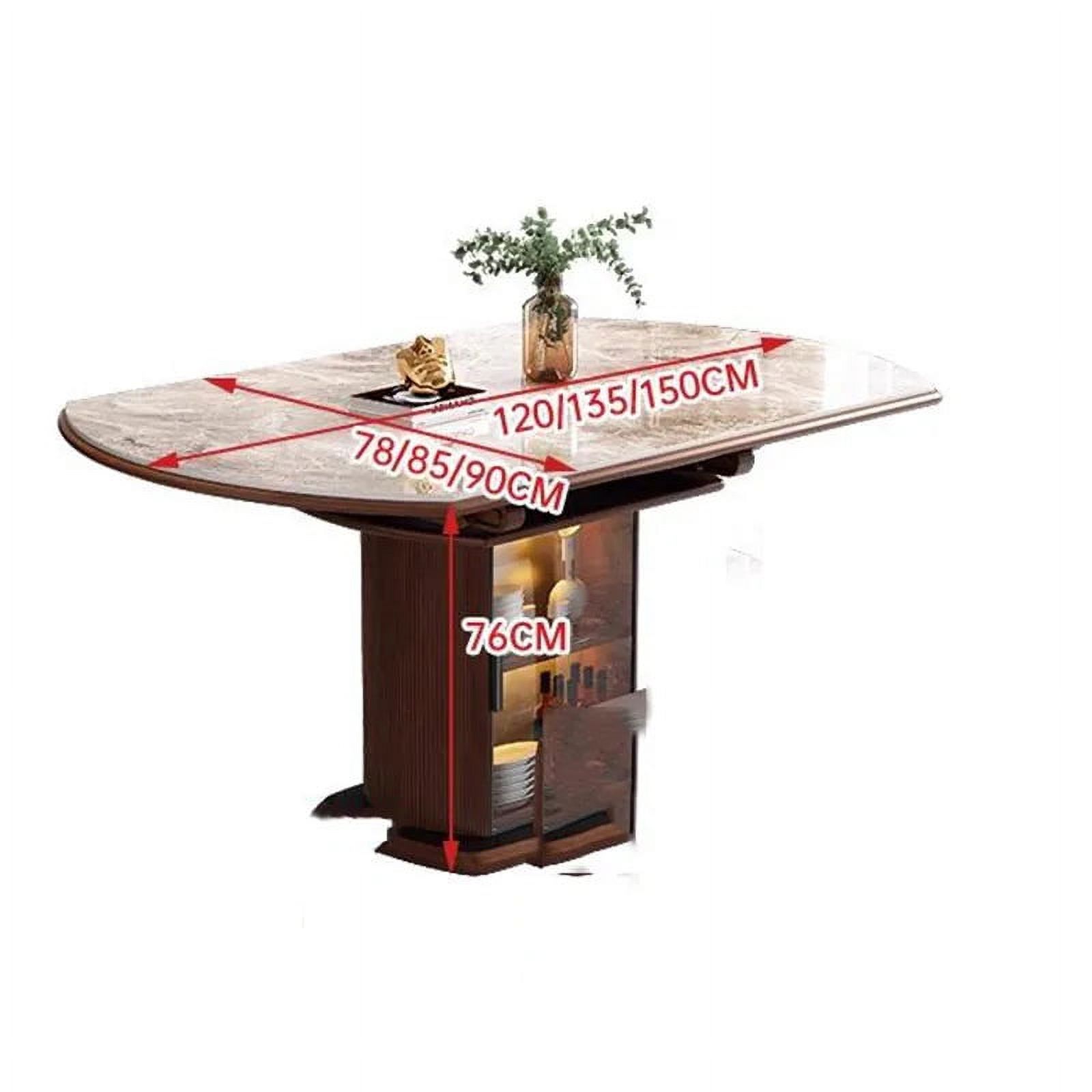 Center Hotel Round Dining Table Luxury Rustic Mobile Folding Kitchen ...