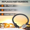 15-75221 Blower Motor Wiring Harness 14” for 2007-2014 GM Chevy ...