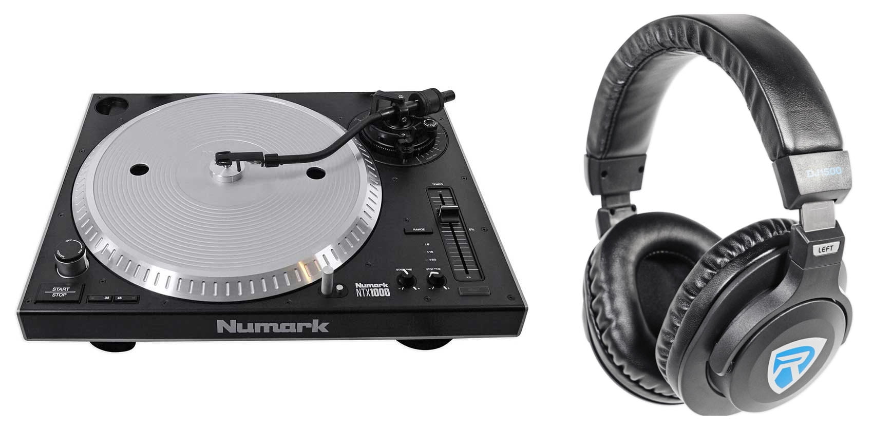 Numark NTX1000 Professional High-Torque Direct Drive DJ Turntable ...