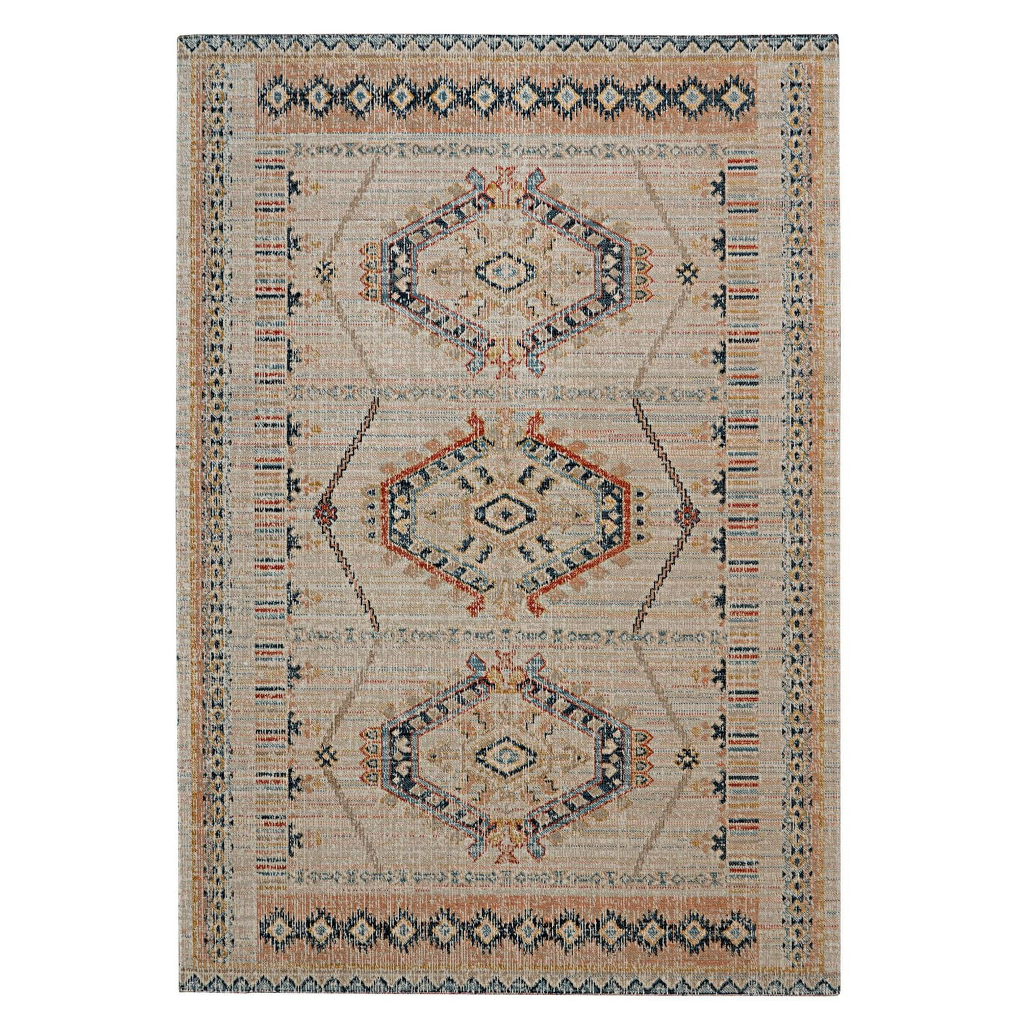 Click here for Linon Great Zero Lana Ivory & Terracotta 5 X 76 Ar... prices