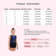 YiZYiF Girls Gymnastics Dance Leotards Workout Clothing Set Shiny ...