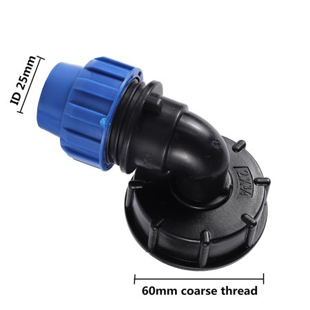 Ibc Water Tank Pipe Joints Garden Water Connectors For Tank Elbow ...