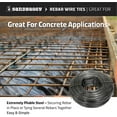 Rebar Tie Wire Reel 16 Gauge | Approx. 330 ft Length Roll | Great for ...