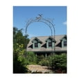 Achla Designs Elegant Handcrafted Tuileries Garden Arbor, 113 Inch Tall ...