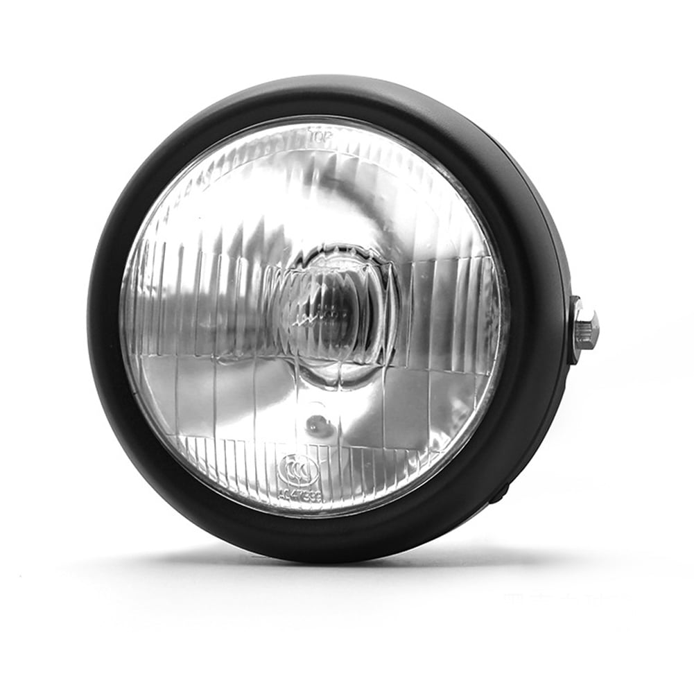 Motorcycle Headlight 5.75-inch Round Retro H2 Halogen 12v 35w 2250lm ...