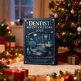 2025 Dentist Advent Calendar 24-day Dental-themed Ornaments Set, 2d Acrylic Tooth & Toothbrush ...