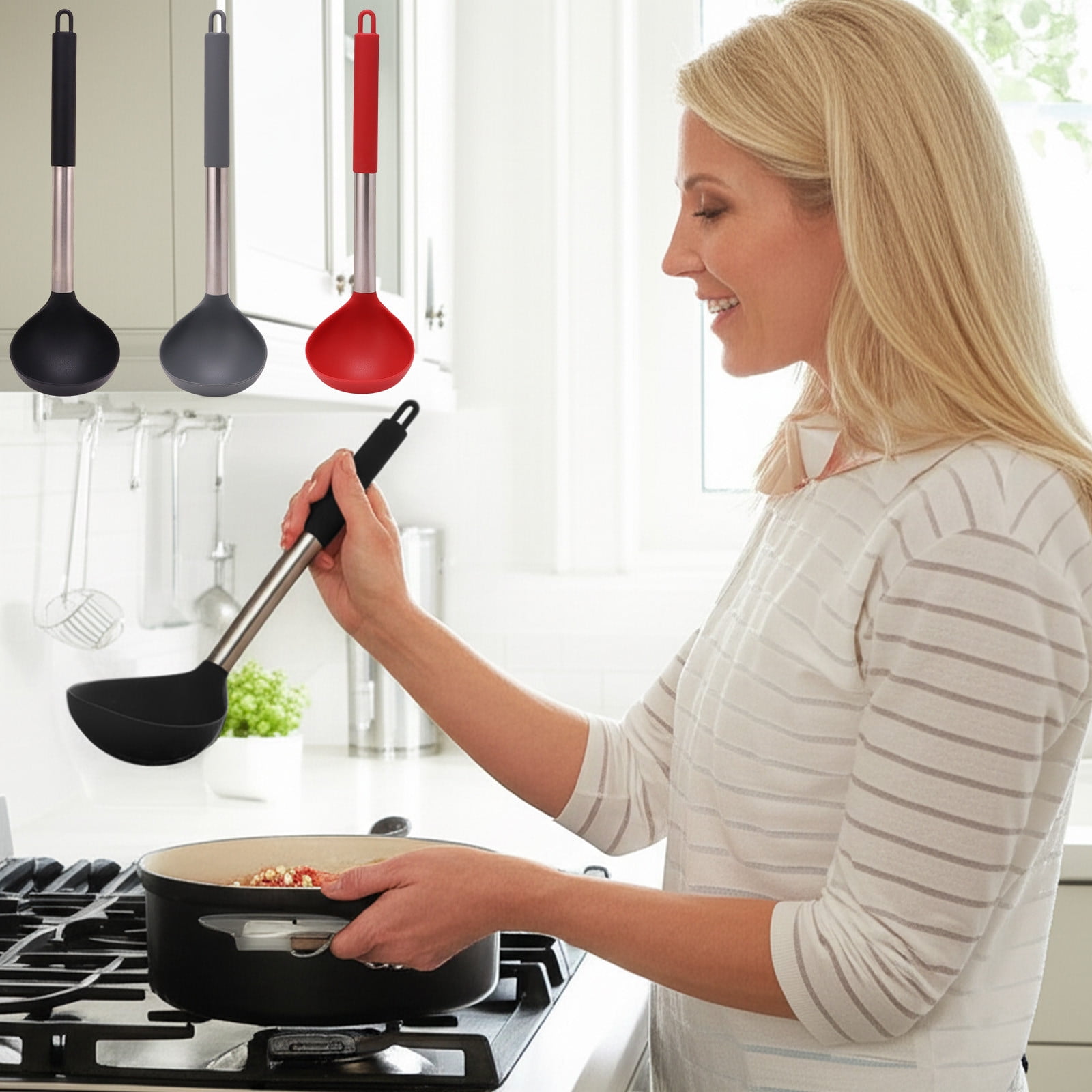 Click here for Plastic Soup Spoon Black Plastic Soup Spoon Stirri... prices