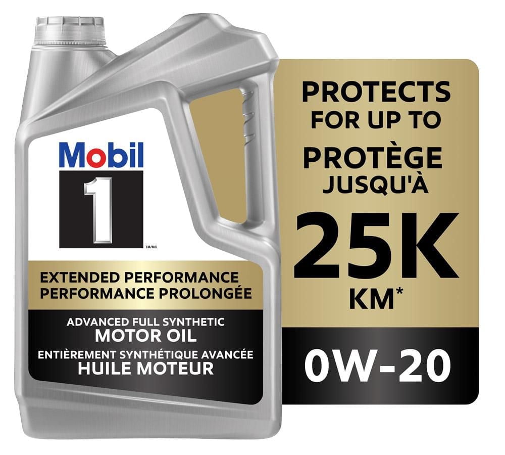 Mobil 1™ Extended Performance Full Synthetic Engine Oil 0W-20, 4.73 L, Mobil 1™ EP 0W-20 ...