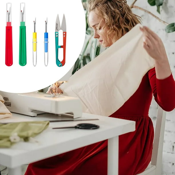 5 Pieces Seam Ripper Scissors Metal Stitch Rippers Removing Hems ...