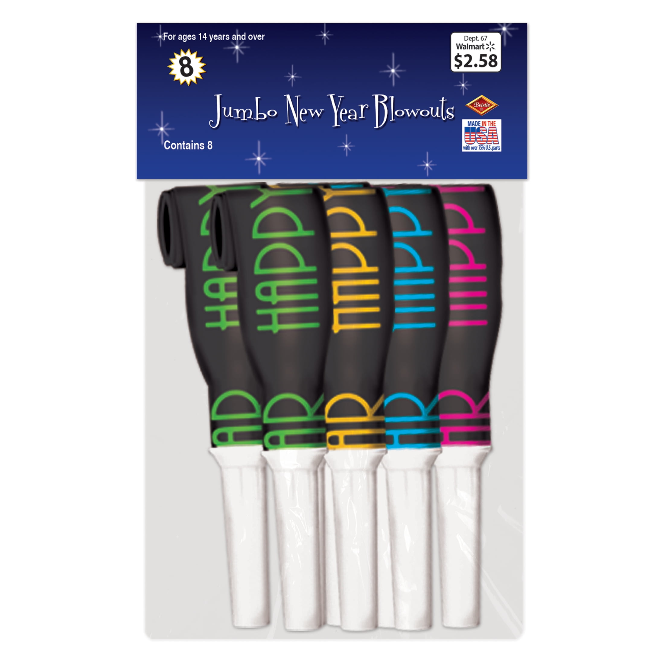 New Years Eve Party Games Beistle Racket Raise 'N Noisemakers Party ...