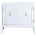ACME Clem Console Table with Door in White - Walmart.com