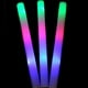100 PACK 19" Neon Light up Foam Batons LED Glow Light Sticks Wands ...