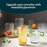 Libbey Hoops 16-Piece Drinking Glassware Set - Tumbler and Rocks ...
