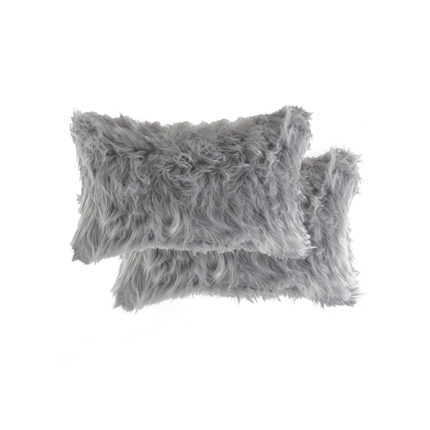 Click here for H-Luxe Faux Fur Belton Faux Fur Pillow 12X20 2-Pac... prices