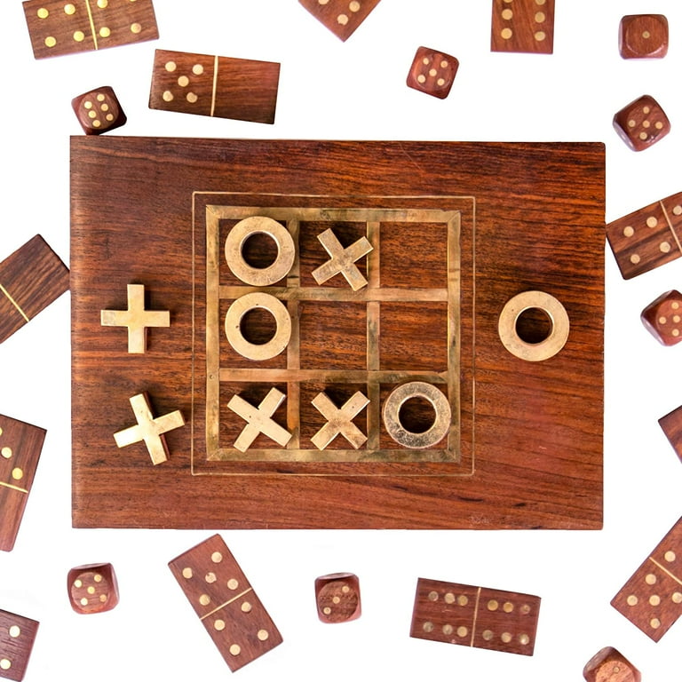 Vintage Wooden Board Games