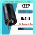 SHIYOU-4 Piece Automatic Magnetic Beer Opener, Portable Magnetic Cap ...