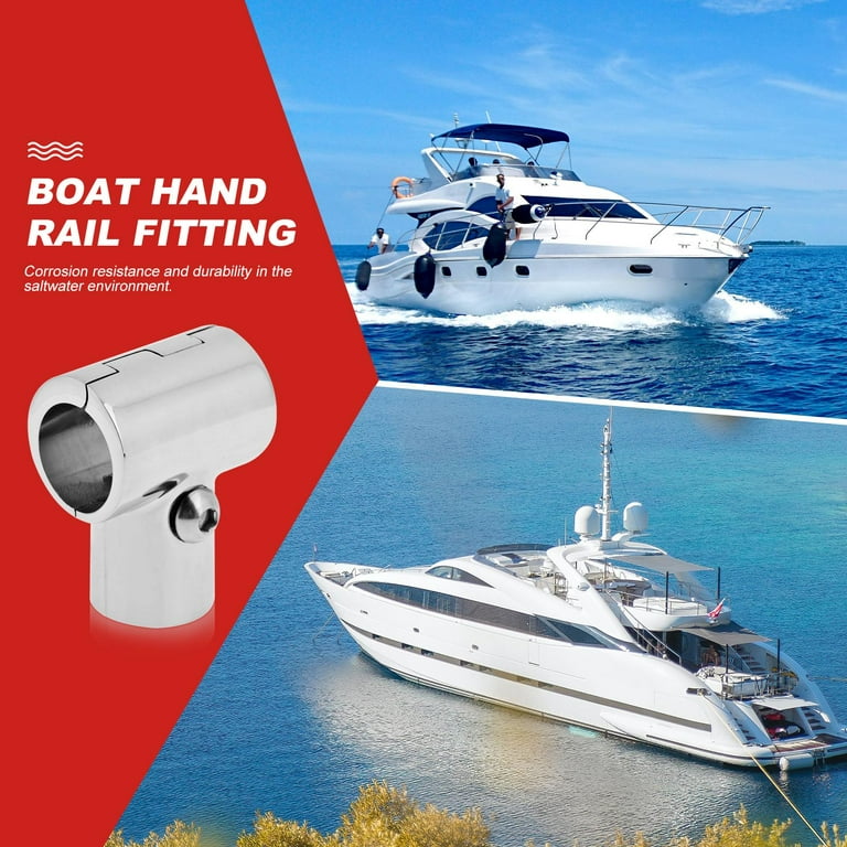 Boat Rail Fitting 316 Stainless Steel Boat Hand Rail Fitting - 90 ...