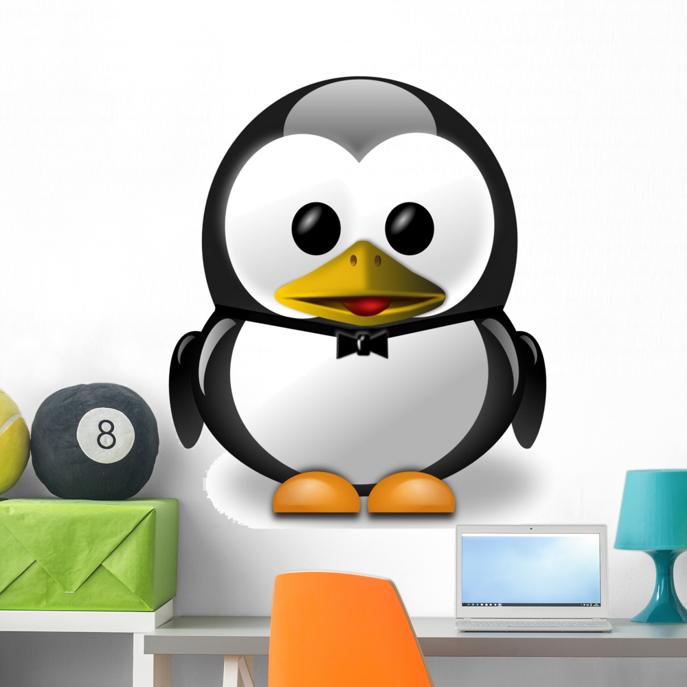 Pingu Wall Mural by Wallmonkeys Peel and Stick Graphic (36 in H x 30 in ...