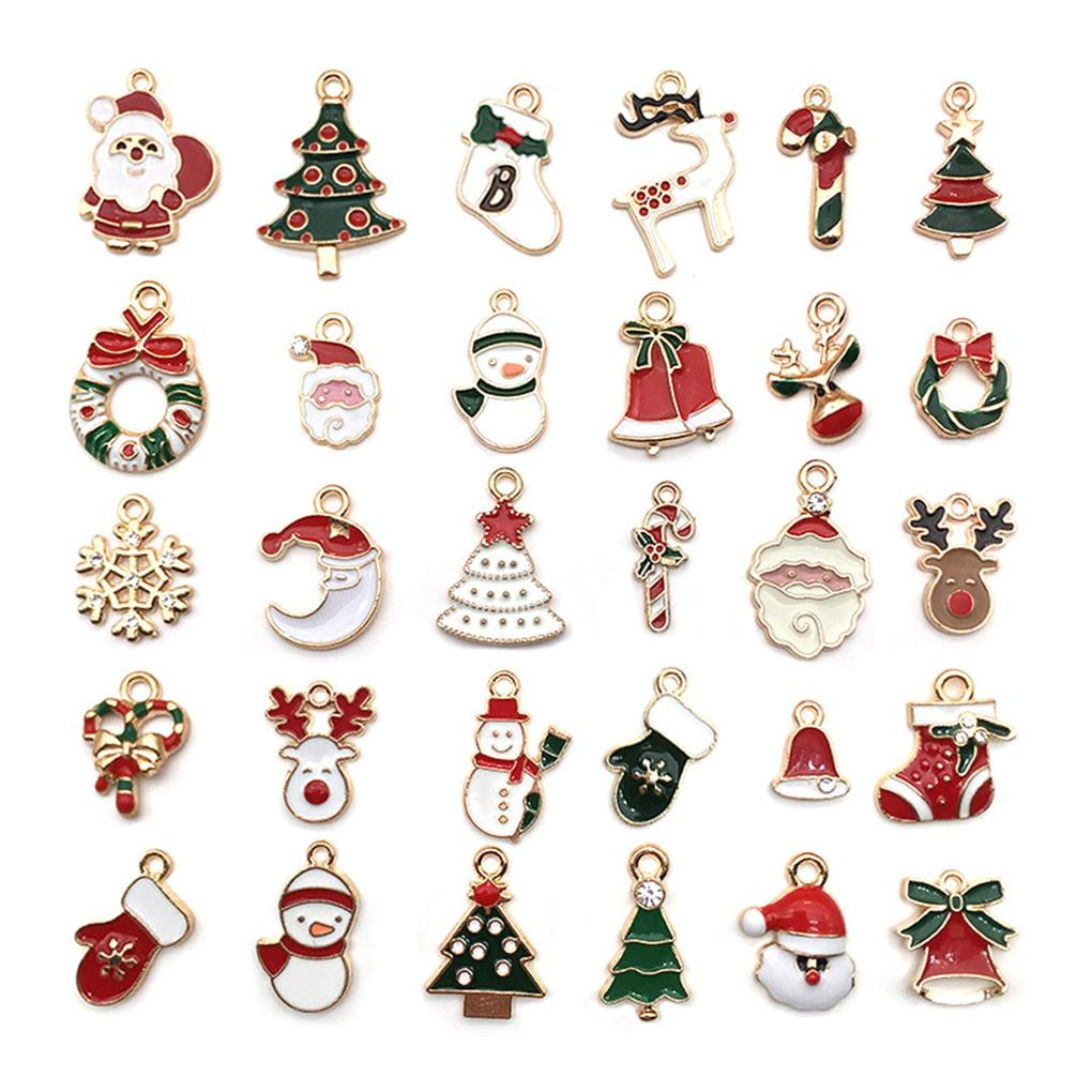 Click here for Fastboy 30pcs Christmas Diy Gold Plated Enamel Chr... prices