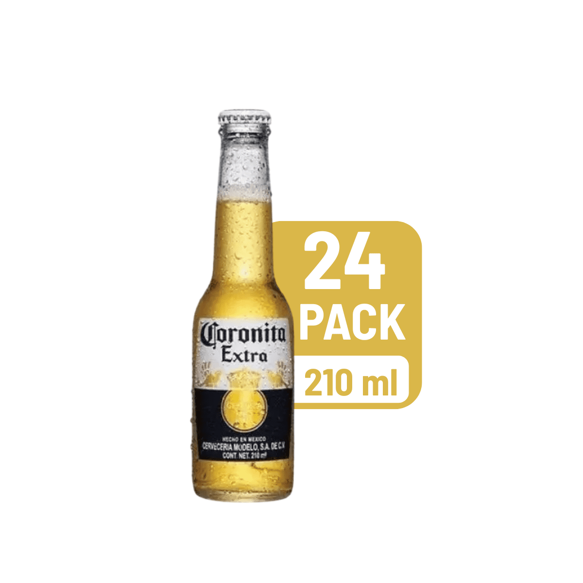 Pack De 24 Cerveza Coronita Extra Botella 210Ml R | Walmart en línea