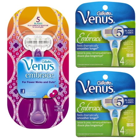 Gillette Venus Embrace Razor + 8 Refill Blade | Walmart Canada