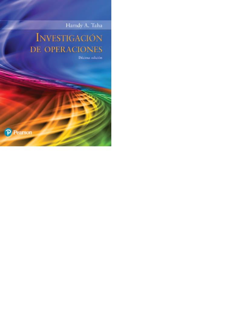 INVESTIGACION DE OPERACIONES PEARSON EDUCACION HAMDY A. TAHA | Bodega Aurrera en línea