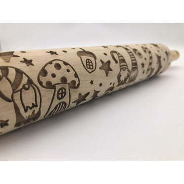 Stodola Engraved Large Rolling Pin with HORSES Pattern - Walmart.com