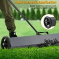 36'' Heavy Duty Magnetic Sweeper with Wheels, 50 Lbs Capacity Rolling ...