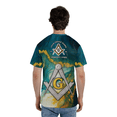 Freemason 3D T-Shirt – Masonry Inspired Master Mason Marbling Design ...