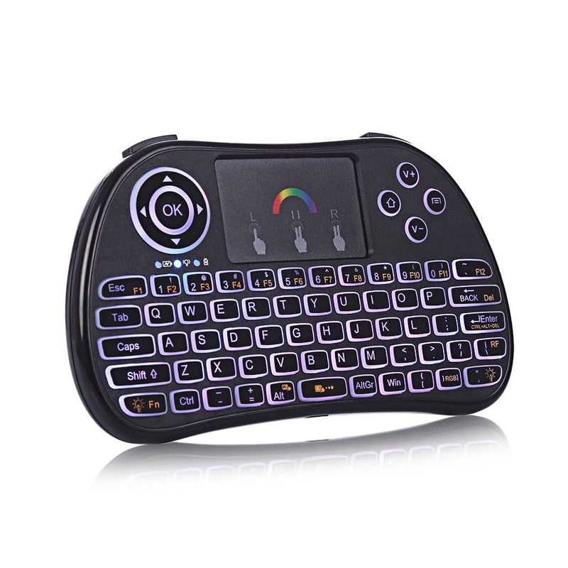 axGear Wireless Keypad w/ Touch Pad Mouse Cordless Keyboard Multi Point ...