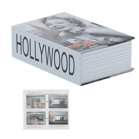 Safe Box, Book Shaped Coin Password Money Box Household Desktop For ...