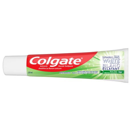 COLGATE Toothpaste 70G Sparkling White Mint Zing 12/Pack - Walmart.ca