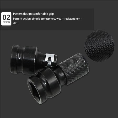 1/2 inch Square Quick Change Socket Adapter Converts Wrench 1/4 inch ...