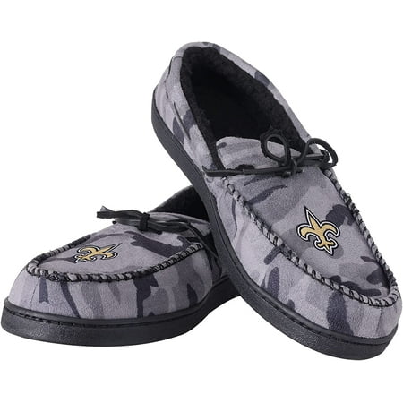 FOCO Men's NFL Team Logo Printed Camo Moccasin Slippers | Walmart Canada