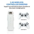 G JGOO Wireless Retro Game Console Joystick, 4K Output, 2.4GHz Wireless ...