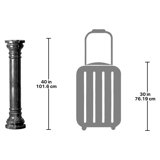 Design Toscano Large Charcoal Solid Marble Column - Walmart.com