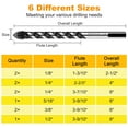 10PCS Masonry Drill Bit Set & Concrete Drill Bit Set, Extension ...