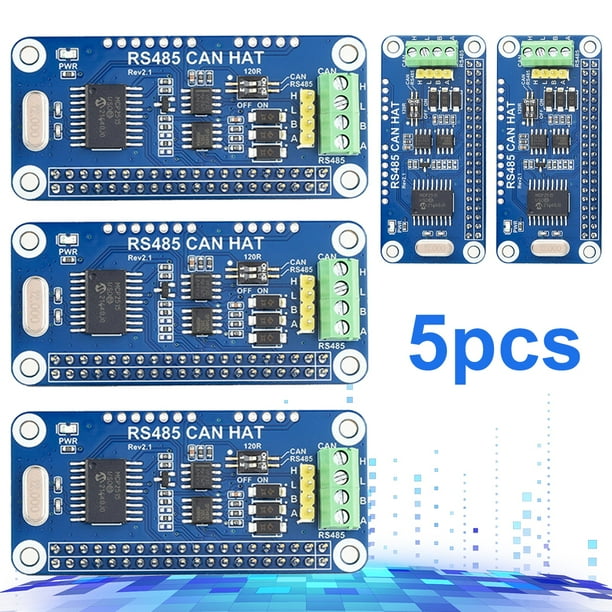 RS485 CAN HAT Comunicación Estable Larga Distancia para Placas La Serie Raspberry Pi | Walmart ...