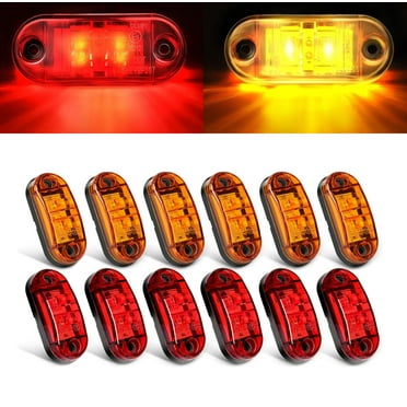 Command LED Red Clearance Light with Mounting Bracket - Walmart.com