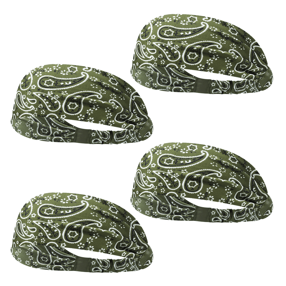 Wide Headbands for Women, Boho Bandeau Head Bands, Workout Head Wraps ...