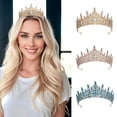 Birthday Crowns for Women Elegant Queen Crystal Crowns Wedding Tiaras ...