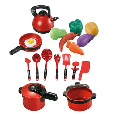 51pcs Kitchen Cooking Toy Set Kids Pretend Play Toy Simulation Kitchen ...