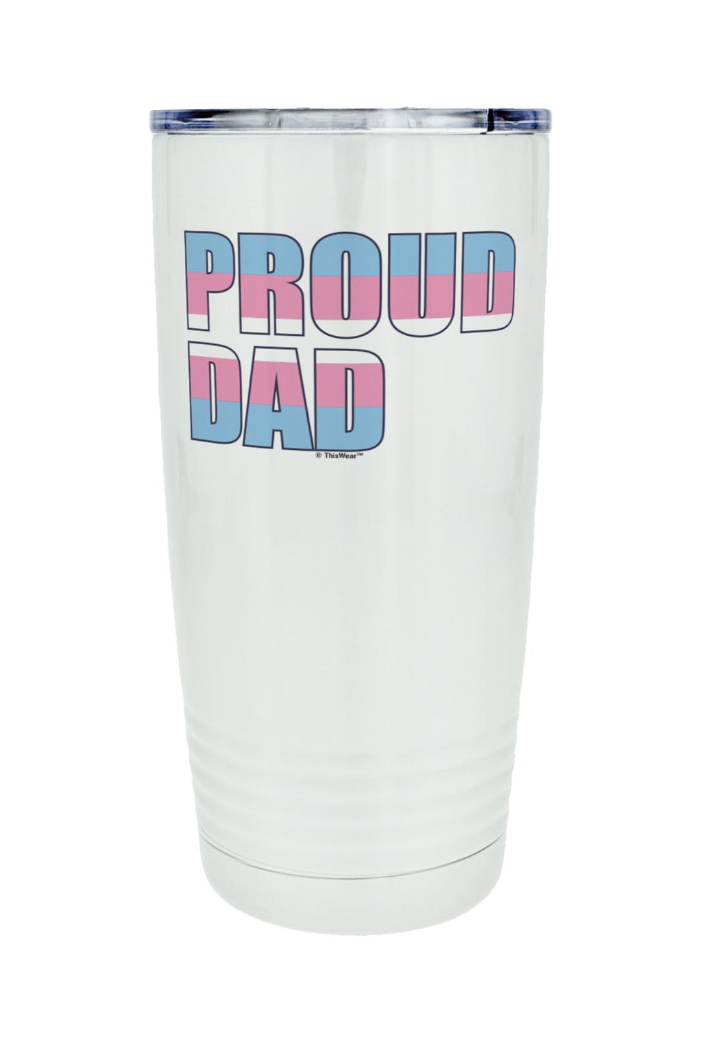 ThisWear Trans Flag Gifts Proud Dad Transgender Support 20oz Stainless ...