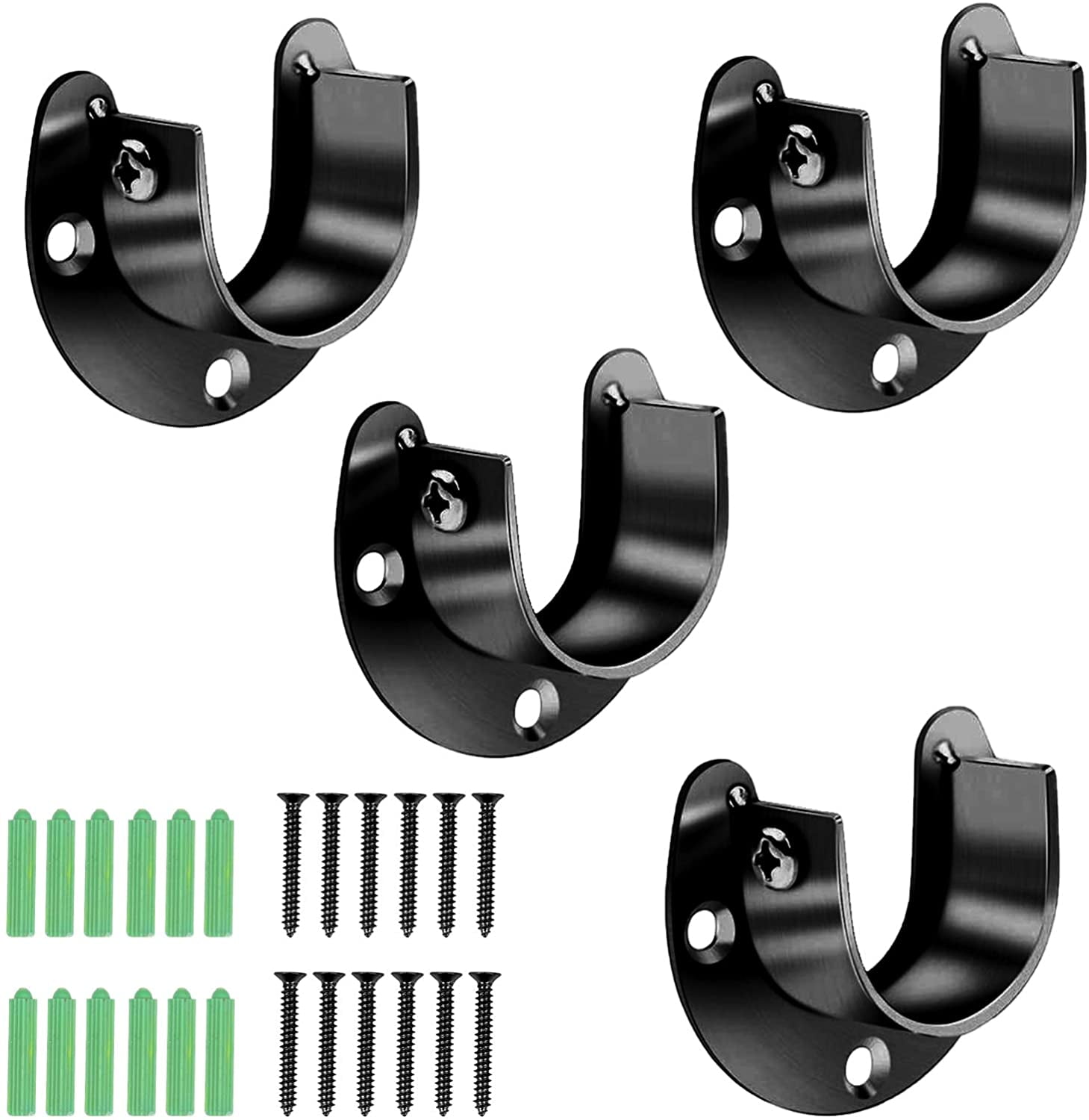 soportes para barra de cortina de acero inoxidable, soportes para barra ...