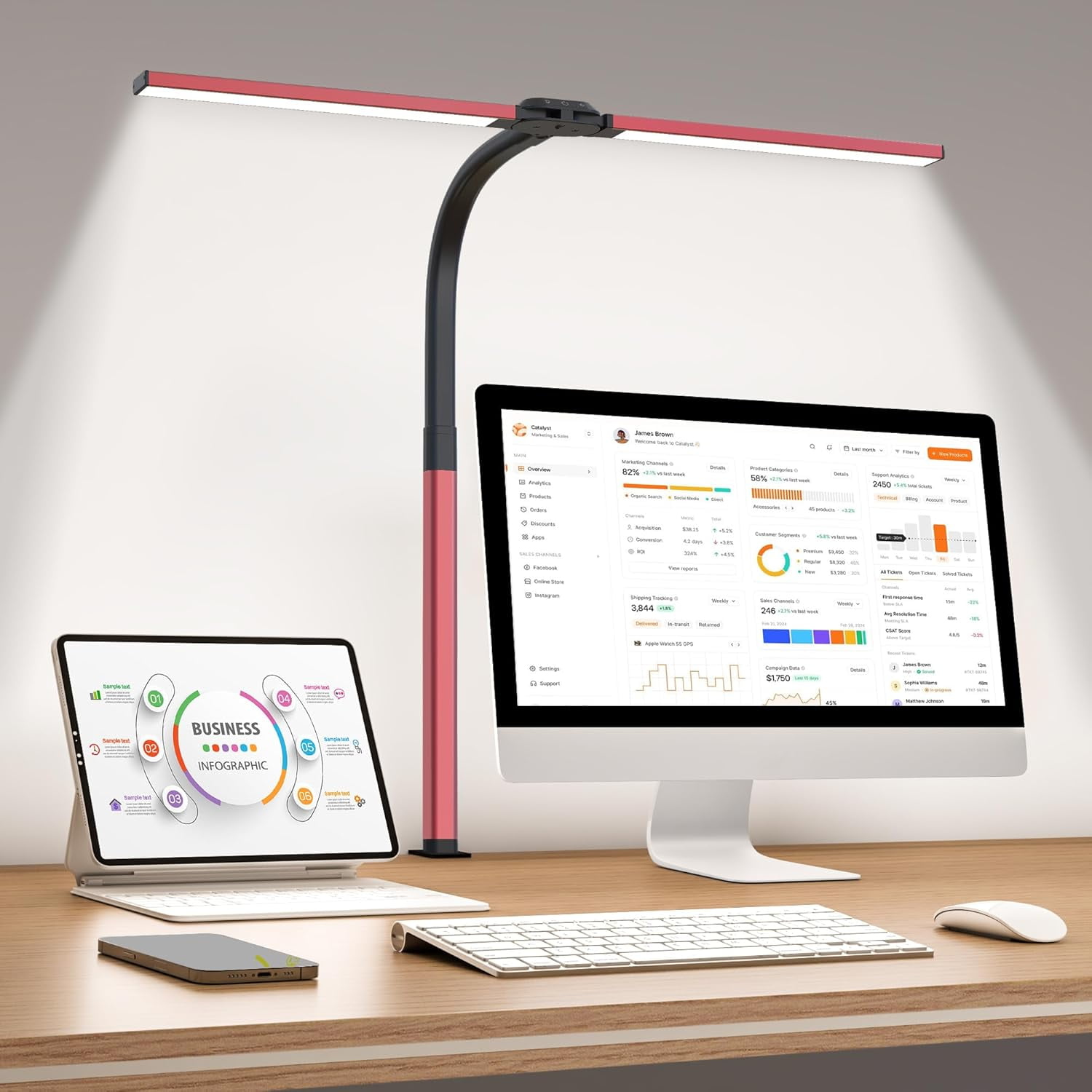 Click here for Unbranded Led Desk Lamp For Home Office  Eye-Carin... prices