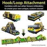 TentandTable 170' Commercial Inflatable Obstacle Course Rock Climbing ...