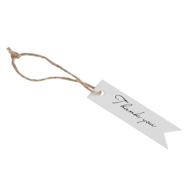 Gerich Kraft Gift Tags with Rope Favour Tags Thank You for Celebrating ...