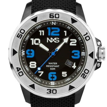 NXS - NSX Watches Torstein Men's Sport Watch. Bold Colored Luminescence ...
