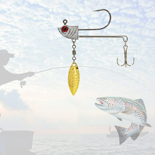 Lead Head Jigs,7g+10g+17g Lead Head Jigs Swimbait Jig Heads Lure Fish ...